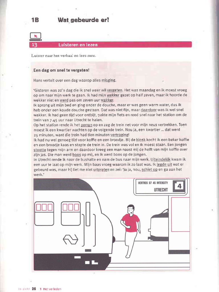 01 Het Verleden 1B Wat Gebeurde Er | PDF