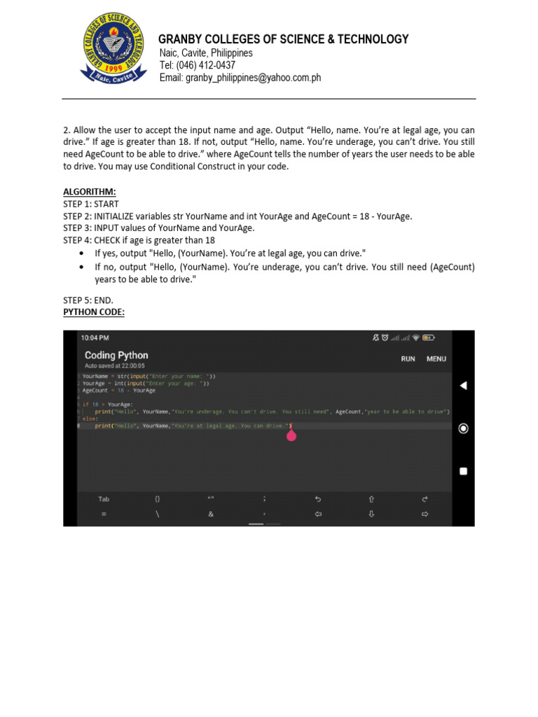 ComProg 2 -ACT1 num2- Bacongan | PDF