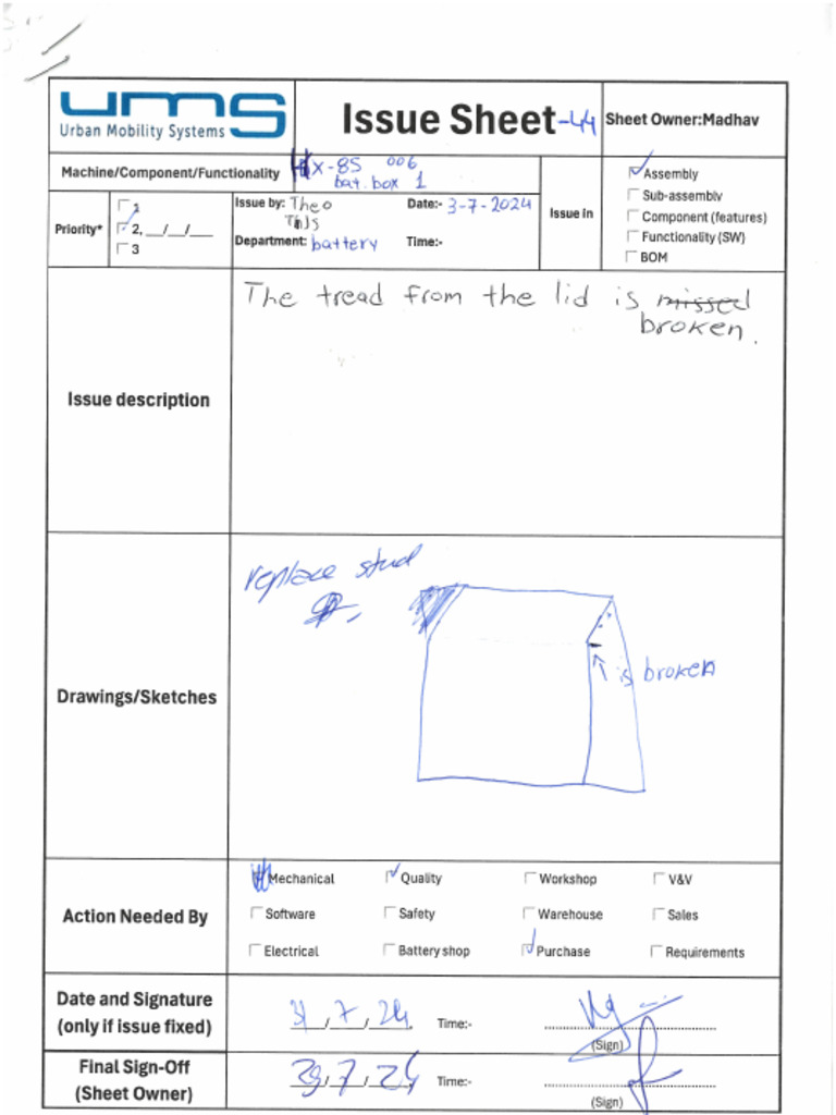 Issue Sheet - 44 | PDF