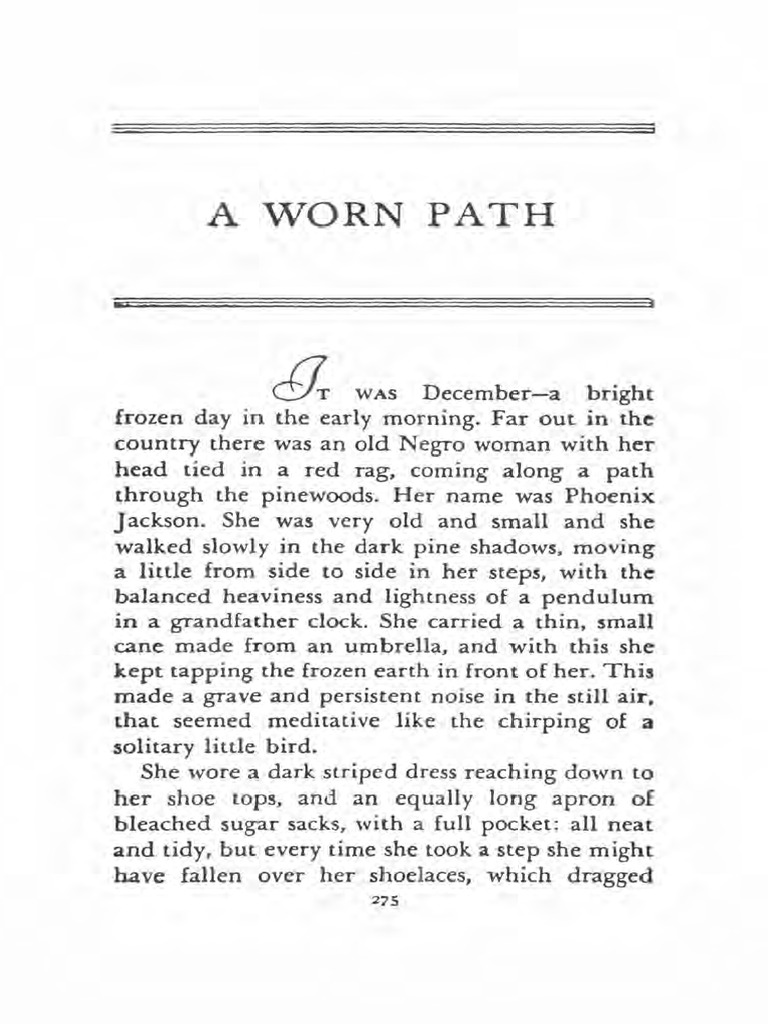 A Worn Path | PDF