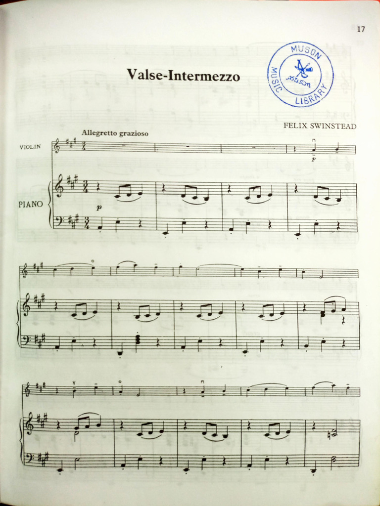 Valse Intermezzo Acc. | PDF
