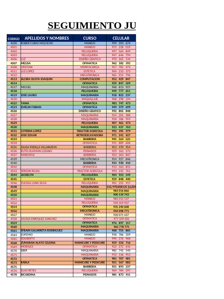 Seguimiento 2024 | PDF | Diseño | Diseño de comunicacion