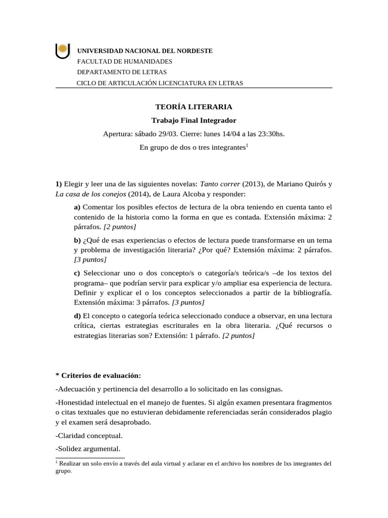 Trabajo Final Integrador 2025 | PDF