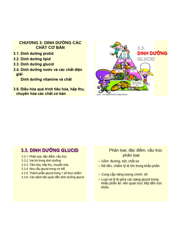 Slide Chuong 3c-Glucid | PDF