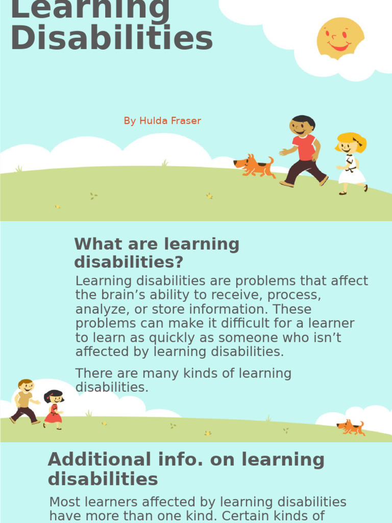 Understanding Learning Disabilities | PDF | Learning Disability ...