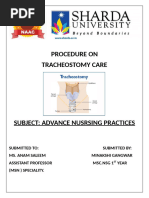 TRACHEOSTOMY CARE Presentation | PDF | Medical Specialties | Clinical ...