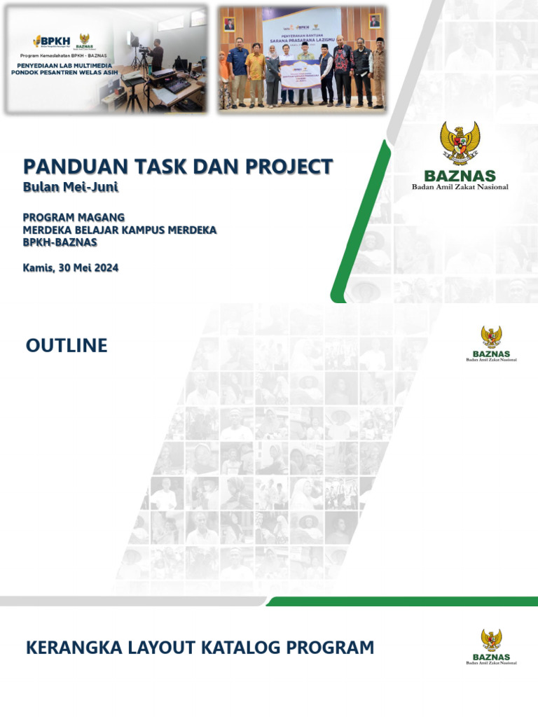Panduan Project Program MBKM BPKH-BAZNAS Bulan Mei-Juni | PDF