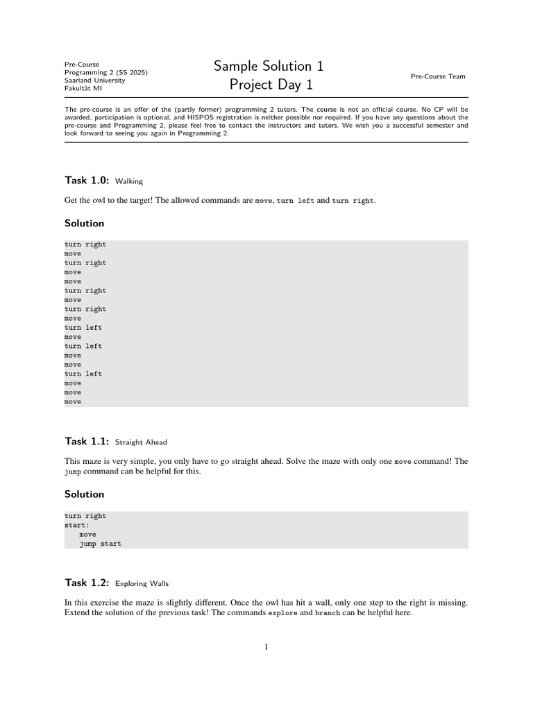 Solution_Exercises_Project_Day_1 | PDF | Software Engineering | Algorithms And Data Structures