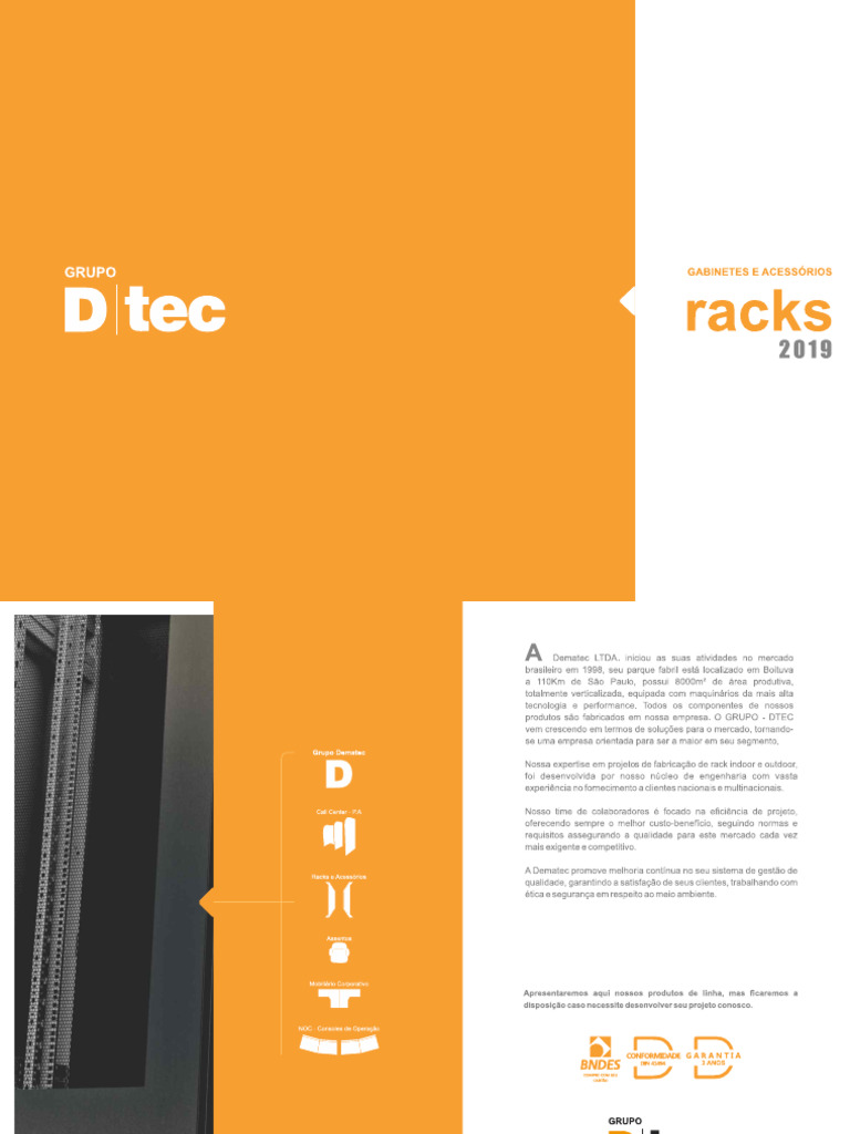 Rack 44-Catalogo Racks e Acessorios DTEC - v1 | PDF