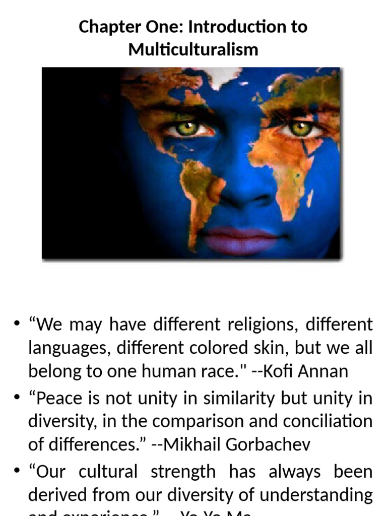 Multiculturalism Ch1-3 | PDF | Multiculturalism | Minority Group