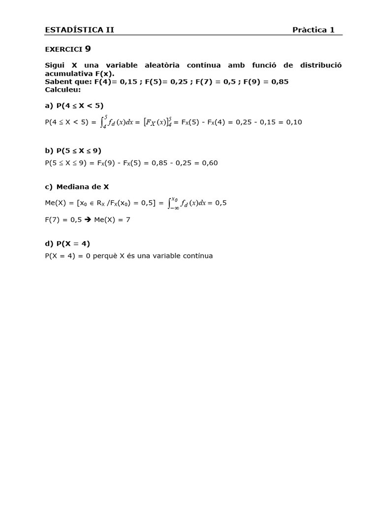 Exercicis Resolts | PDF