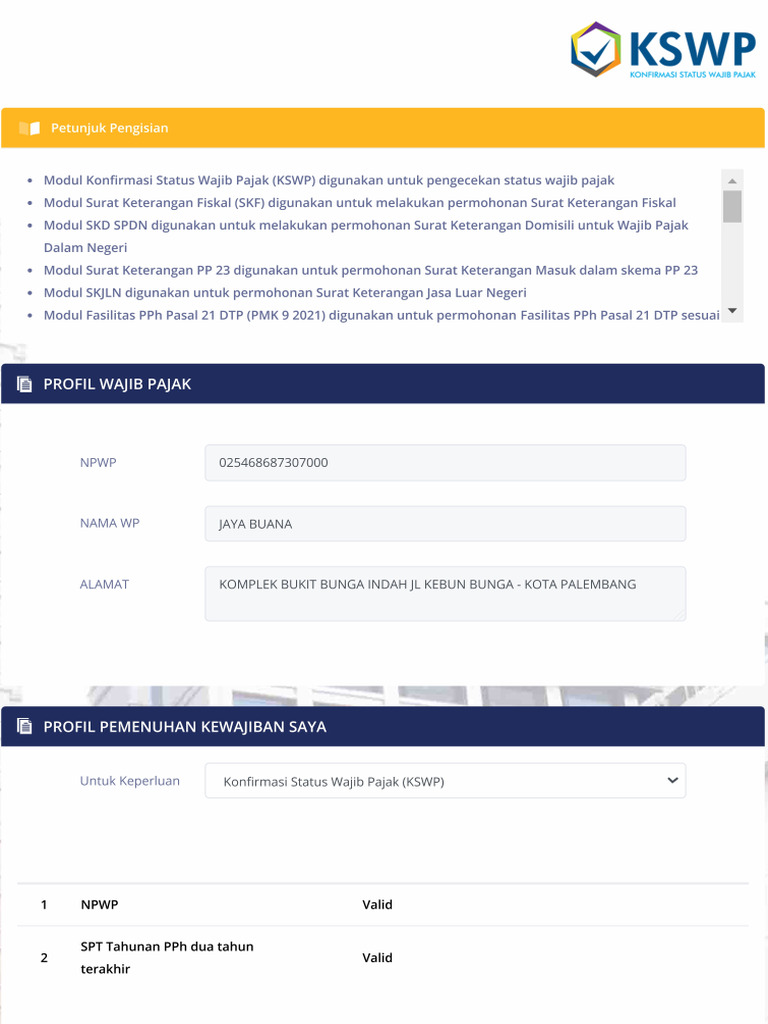 KSWP Jaya Buana | PDF