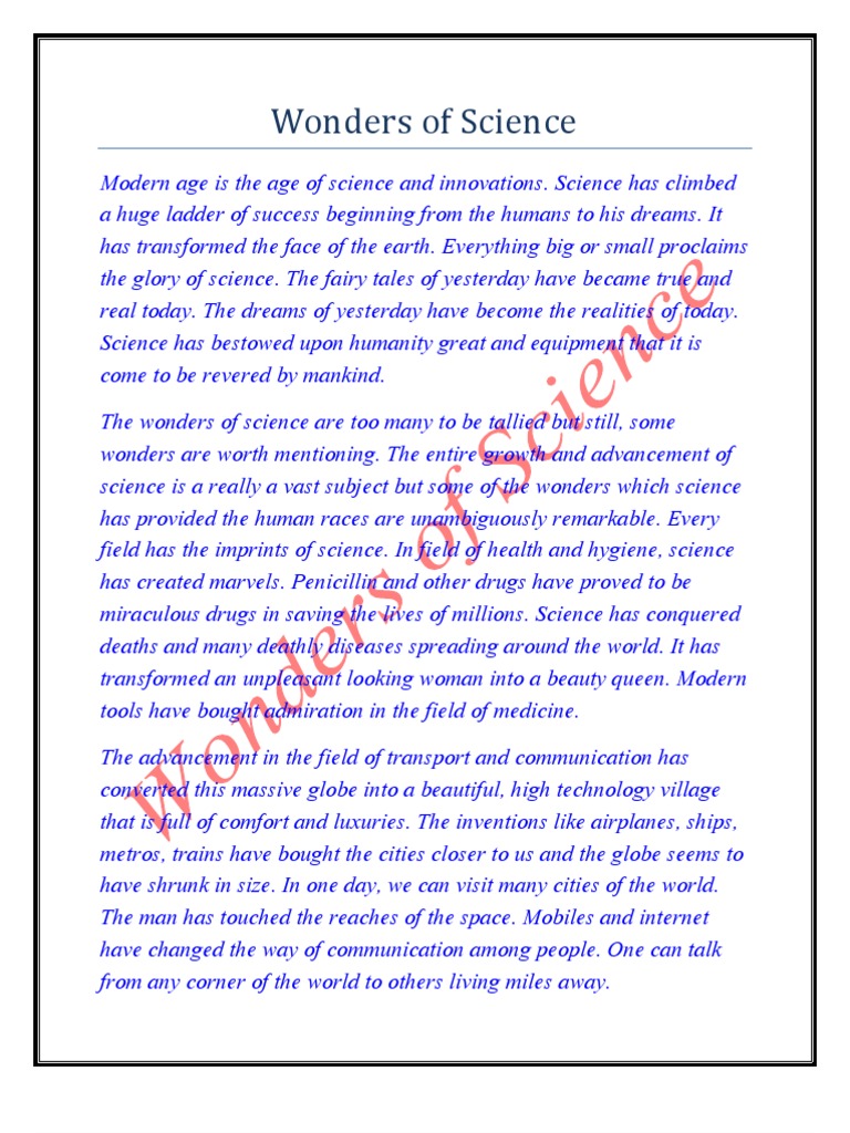 Wonder of Science | PDF | Earth | Science