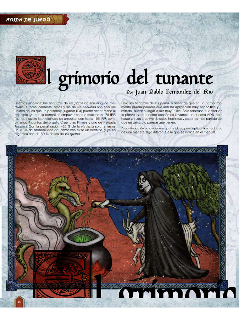 (Aquelarre) 3ed El Grimorio Del Tunante | PDF | Amuleto