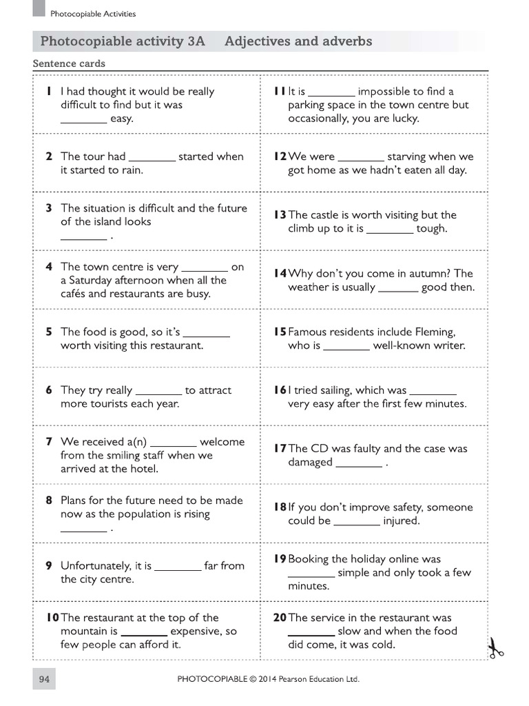 First Expert photocopiable activity 2a 2 | PDF
