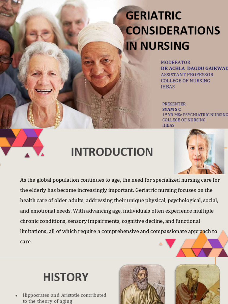 Geriatric Nursing | PDF | Geriatrics | Urinary Incontinence