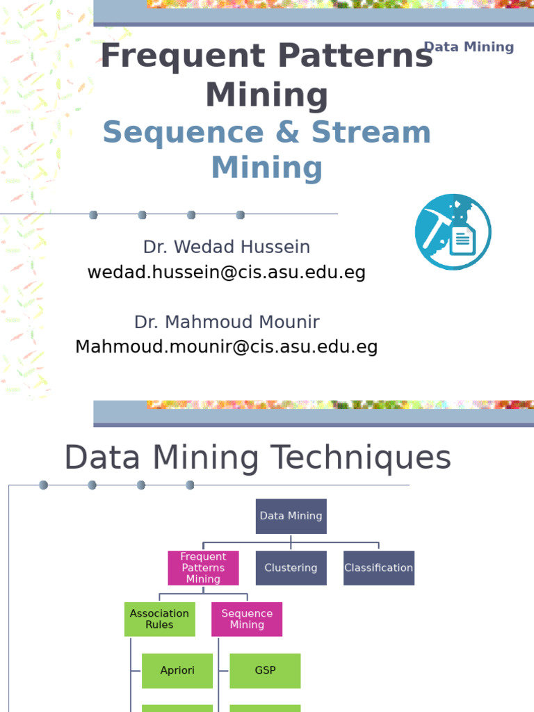 DM Lect 5 - Sequence & Stream Mining | PDF | Algorithms And Data ...