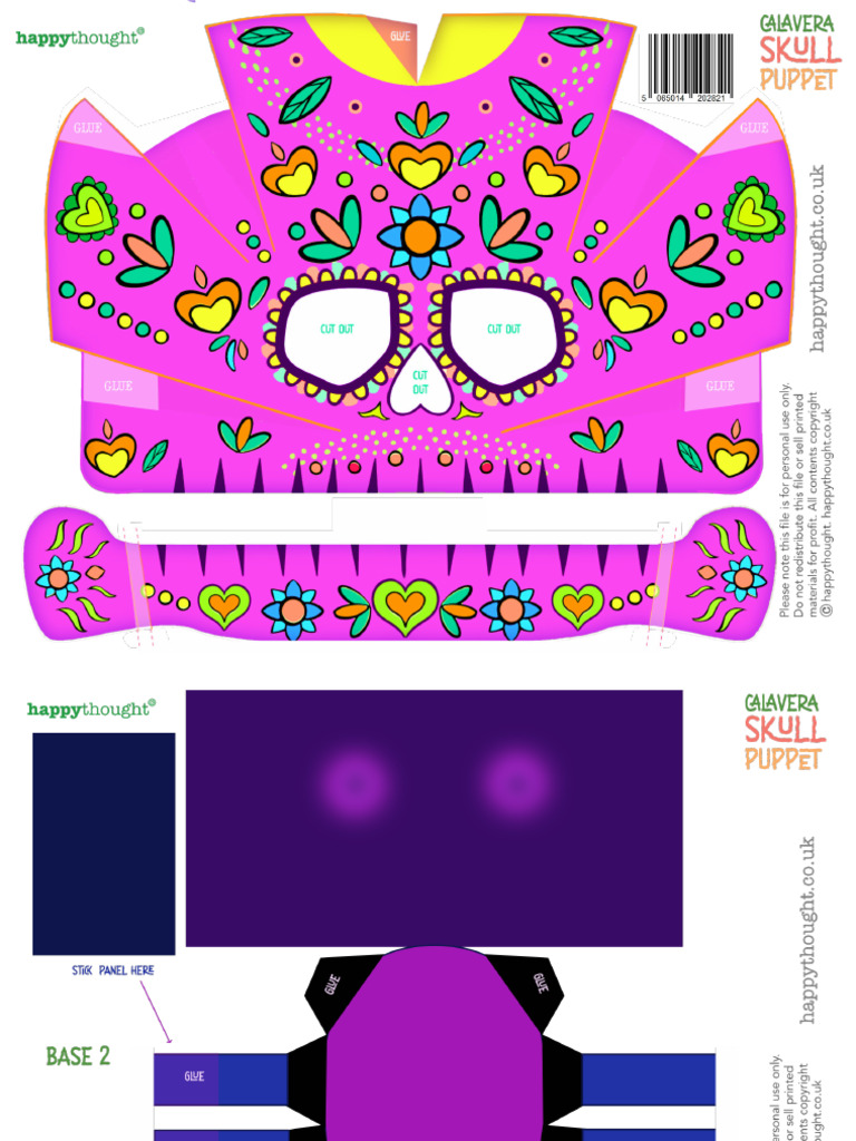 Pink Calavera Puppet | PDF