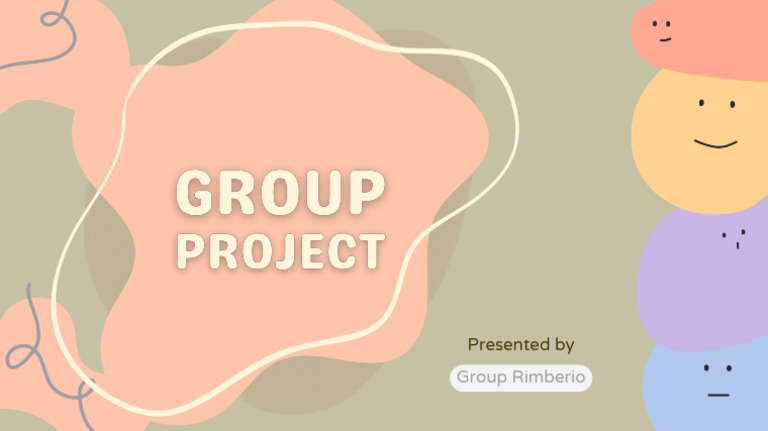 Pastel Colorful Cute Group Project Presentation | PDF