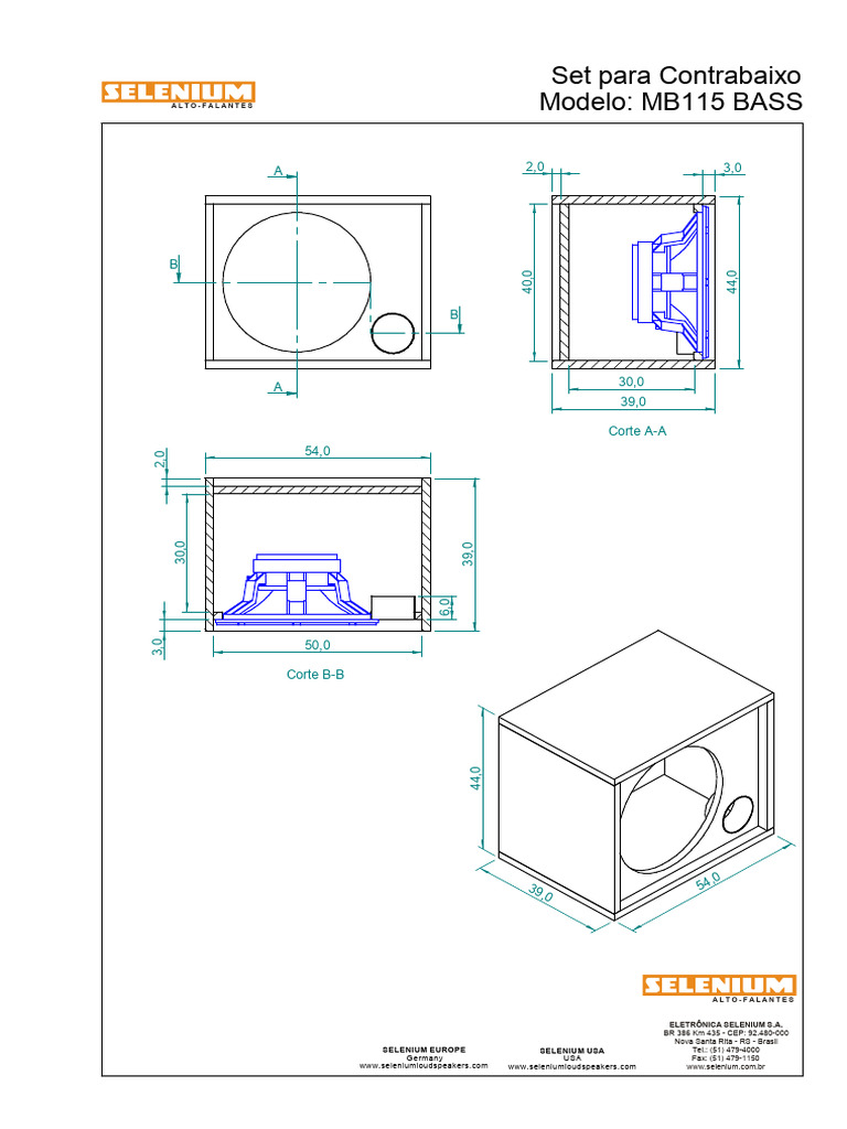Mb115 Bass P | PDF | Eletrônicos | Tecnologia de som
