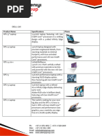 Laptop Specification | PDF