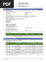 Diesel SDS en | PDF | Dangerous Goods | Toxicity
