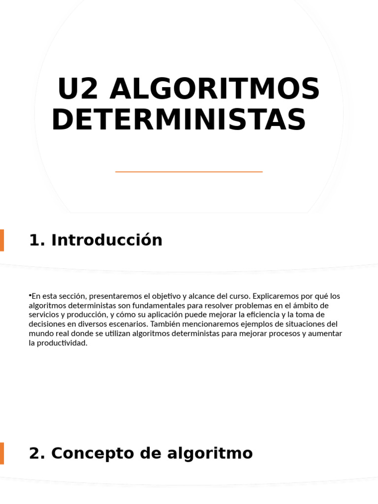 01 U2 Intro Conceptos Algoritmos (1) | PDF | Algoritmos | Optimización Matemática