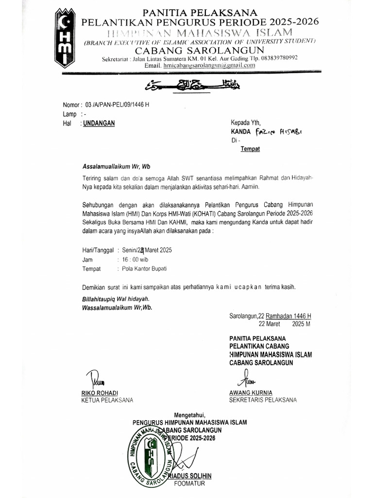 Kanda Fazin Hisabi | PDF