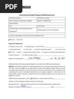 Seneca College Withdrawal Form | PDF | Privacy