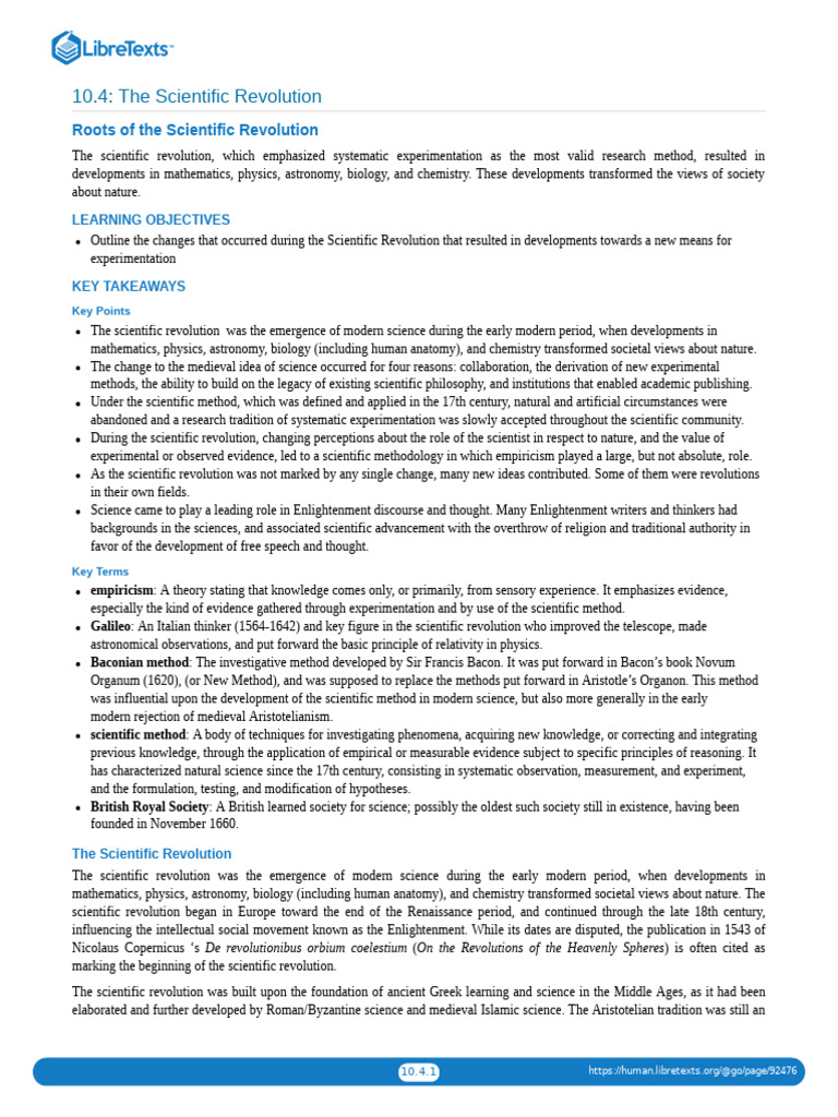 Scientific Revolution: Key Developments | PDF | Heliocentrism ...
