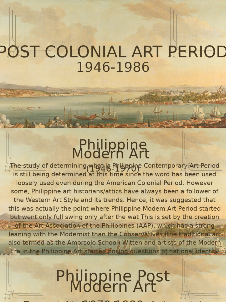Post Colonial Art Period | PDF | Contemporary Art | The Arts
