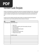 Creating A Participantfacilitator Guide Templates and Tools Final | PDF ...