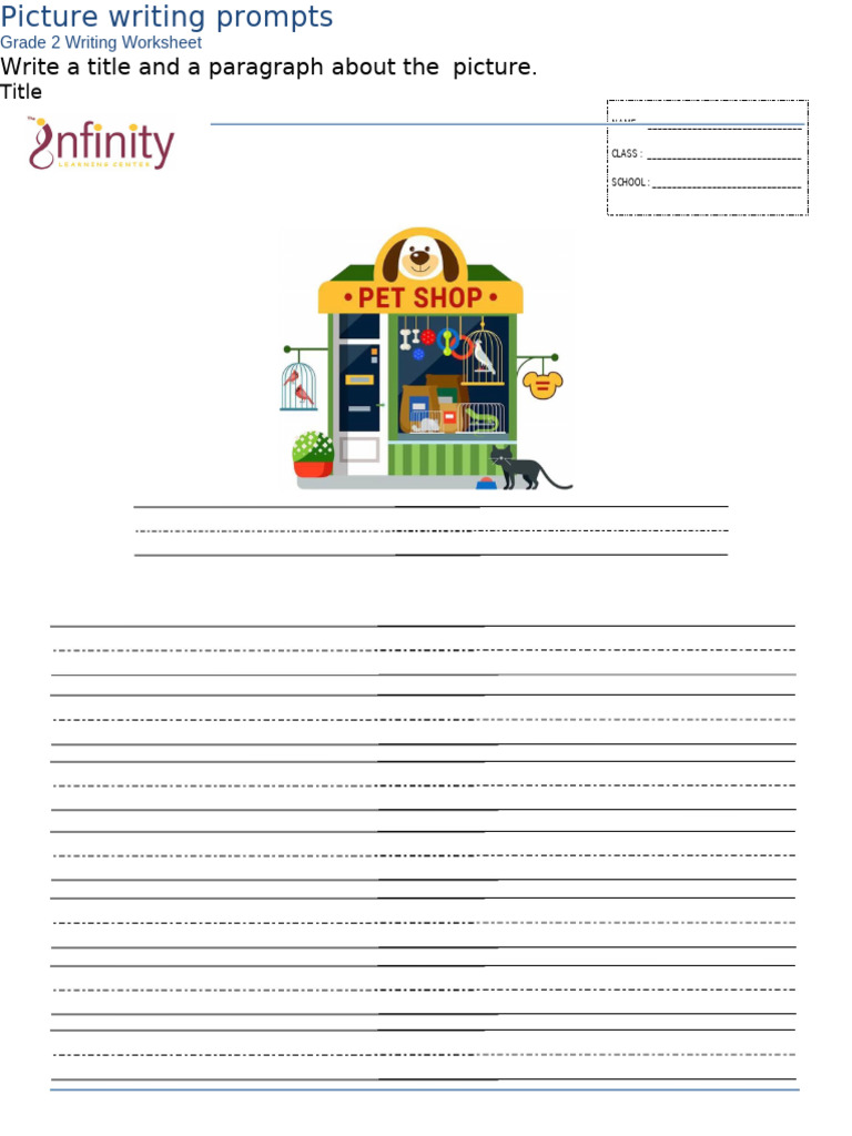 2nd Grade Picture Writing Prompts | PDF