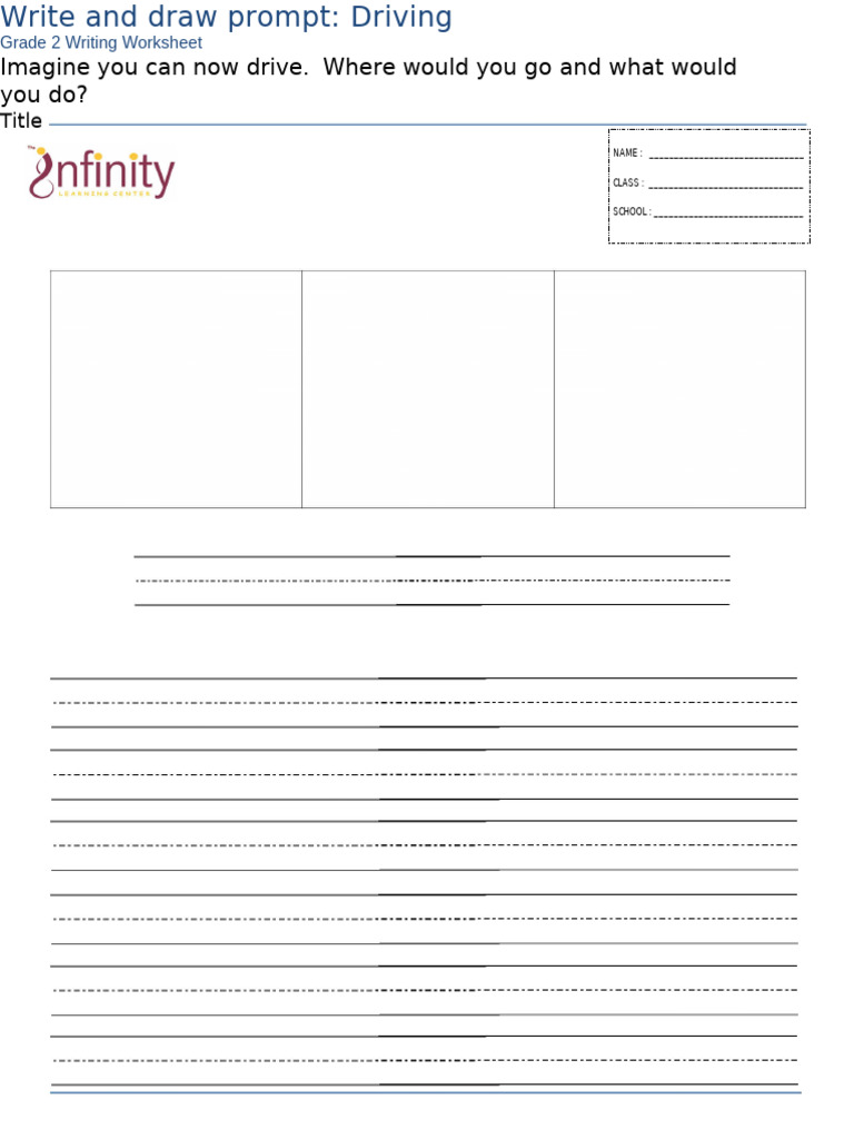 Grade 2 Write Draw D PDF | PDF