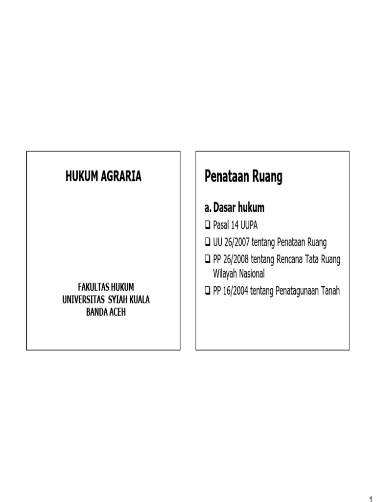 Tata Ruang | PDF