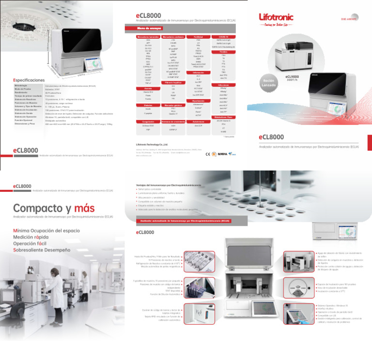 Folleto de eCL8000-Lifotronic Es. | PDF
