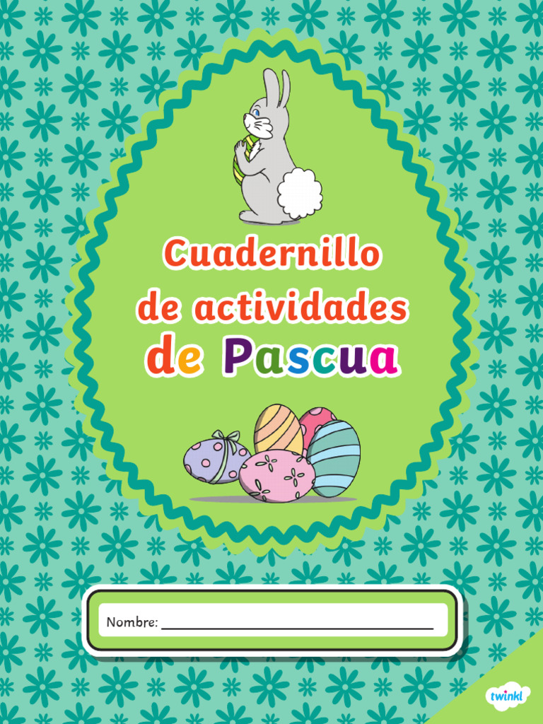 Sa Df 1710481019 Cuadernillo Actividades de Pascua Para Preescolar Ver ...