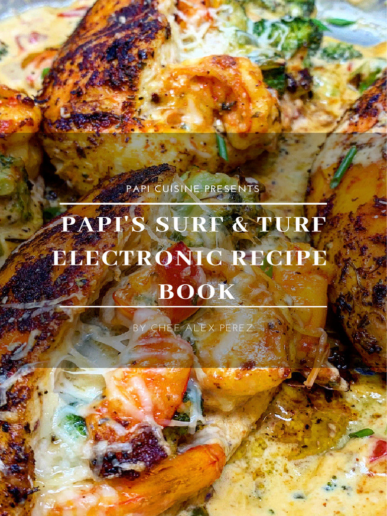 Papi's Surf & Turf Recipe Book | PDF | French Fries | Garlic
