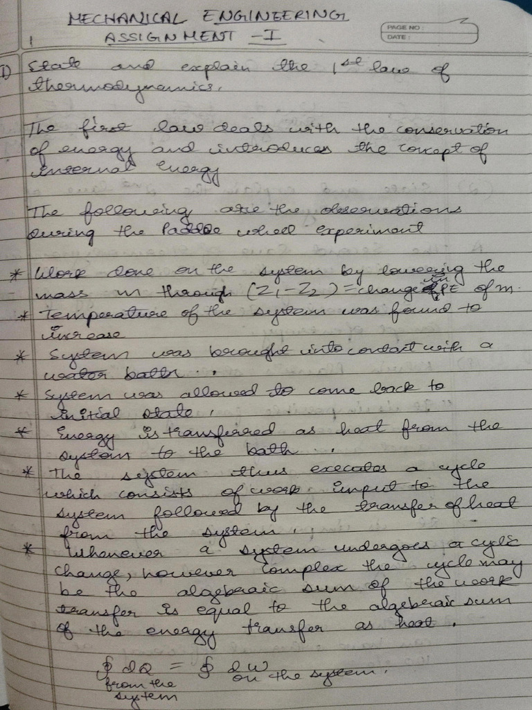 Mechanical Assignment 1 - Varsha.N | PDF