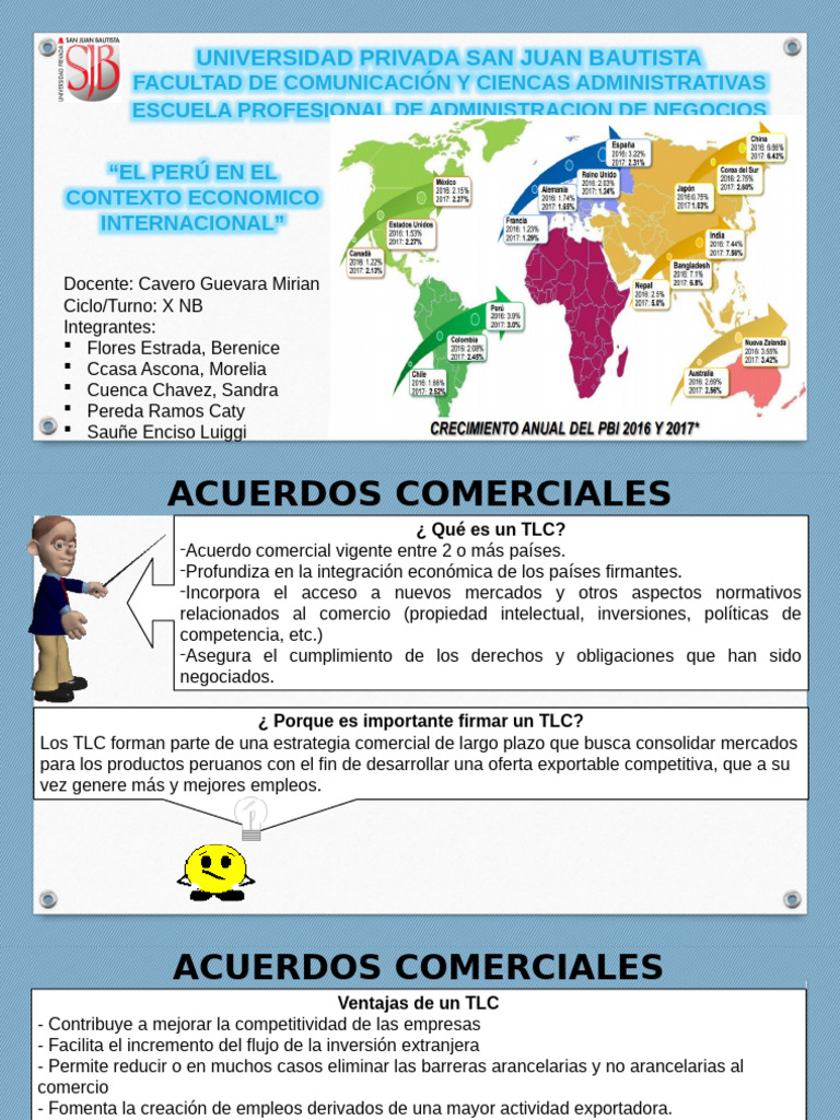 Trabajo El Perú en El Contexto Internacional | PDF | Mondelez ...