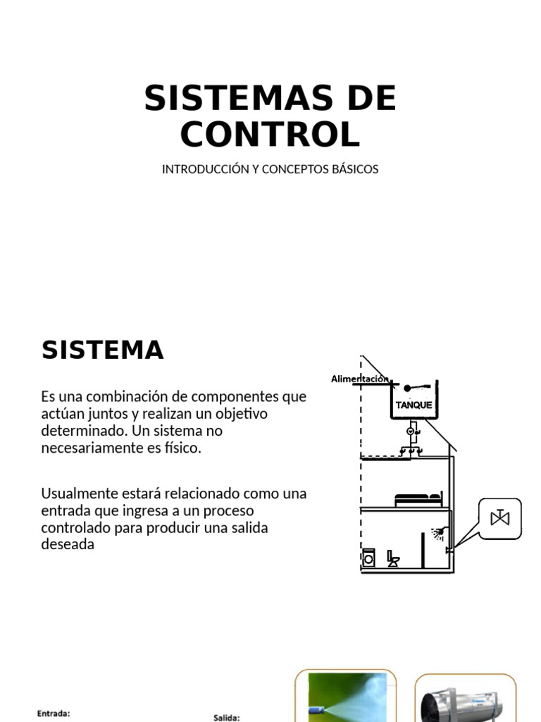 Clase 1 - Sistemas de Control [Definiciones] | PDF