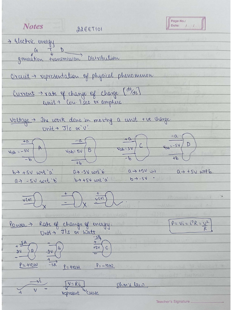Electrical Notes-3 | PDF