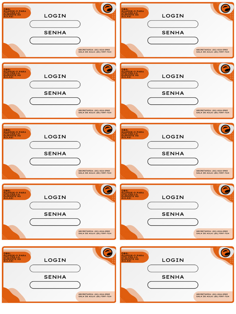 Papel de Login | PDF
