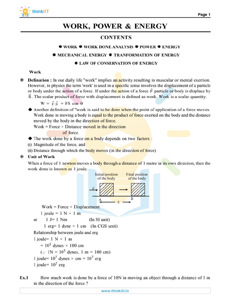 Noteswork Power and Energywork Power and Energy - 1600 - PDF - Gdrive ...