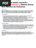 Portrait de Miloud Chaâbi, entrepreneur marocain | PDF | Maroc | Économie