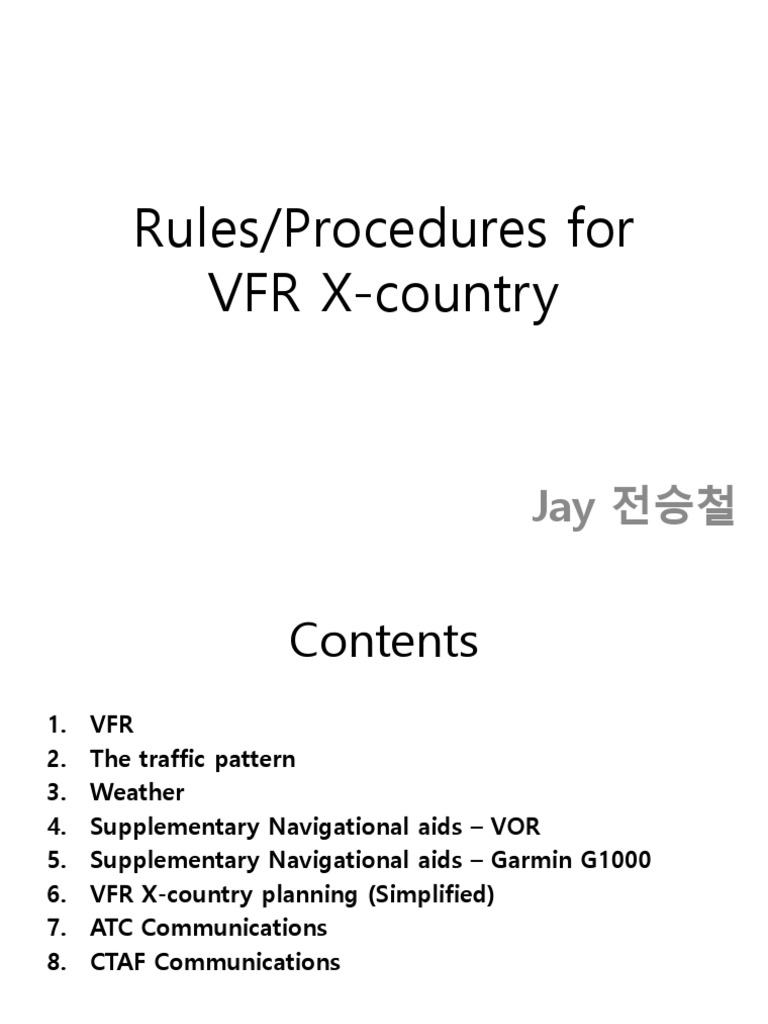 VFR For Flight Simulators and VATSIM | PDF | Instrument Flight Rules ...