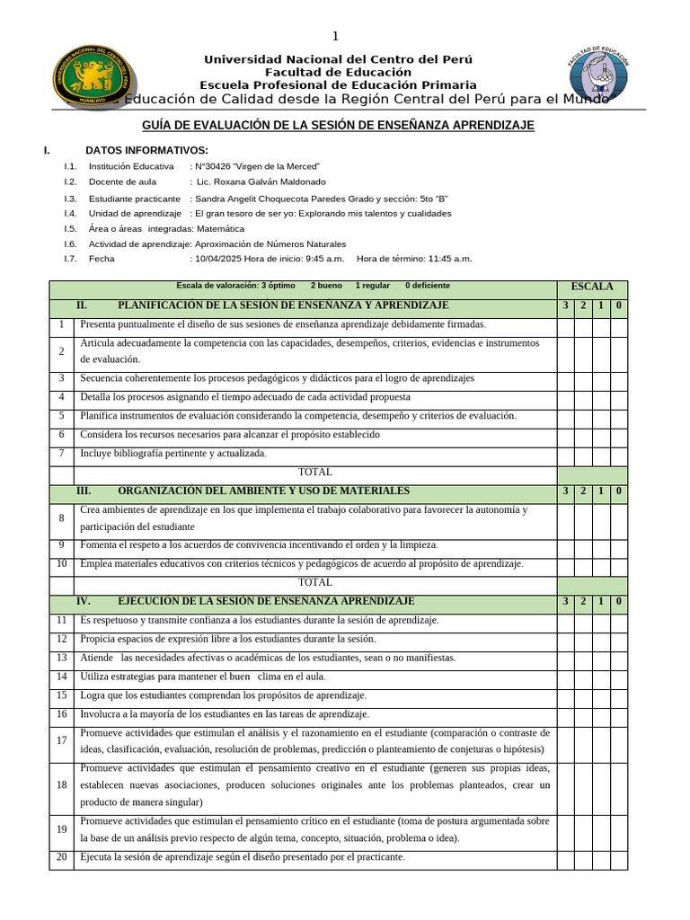 GUÍA DE EVALUACIÓN PPP - 2023 | PDF | Evaluación | Aprendizaje
