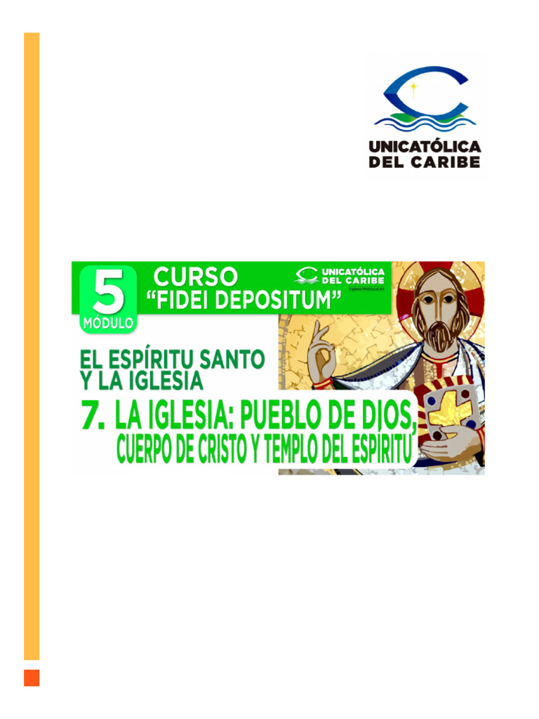 FDM5-7.-La-Iglesia-Pueblo-de-Dios-Cuerpo-de-Cristo | PDF | eucaristía | Cristo (título)
