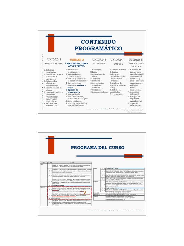 Clase 8 - cl1 - Estruc Metalicas - Eq Const | PDF | Hormigón | Acero
