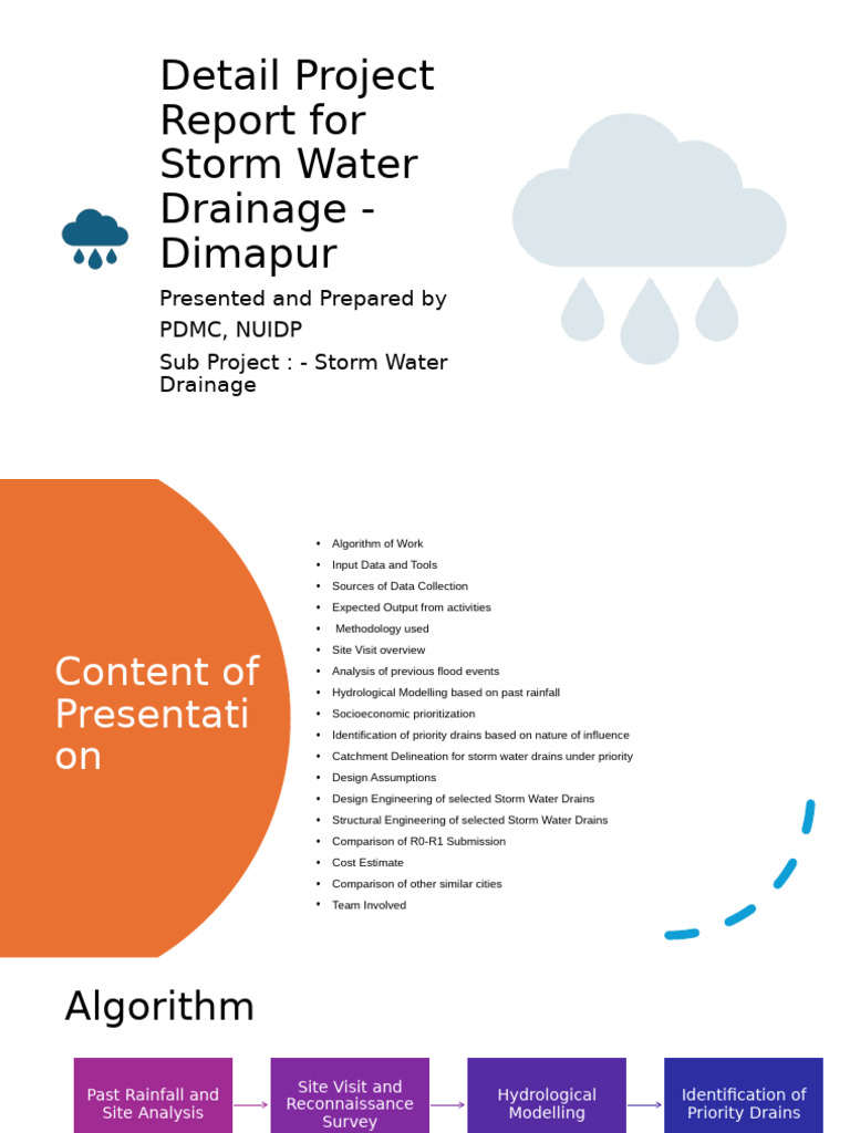 SWD Dimapur Presentation-R1 | PDF | Drainage Basin | Flood